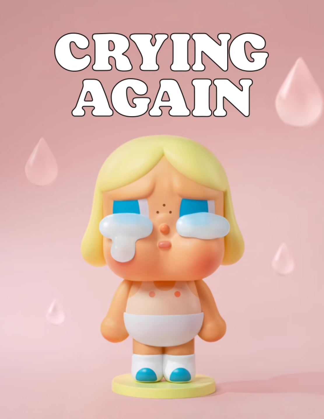POPMART CRYBABY Crying Again Series Blind Box Figures – Sounds of Love