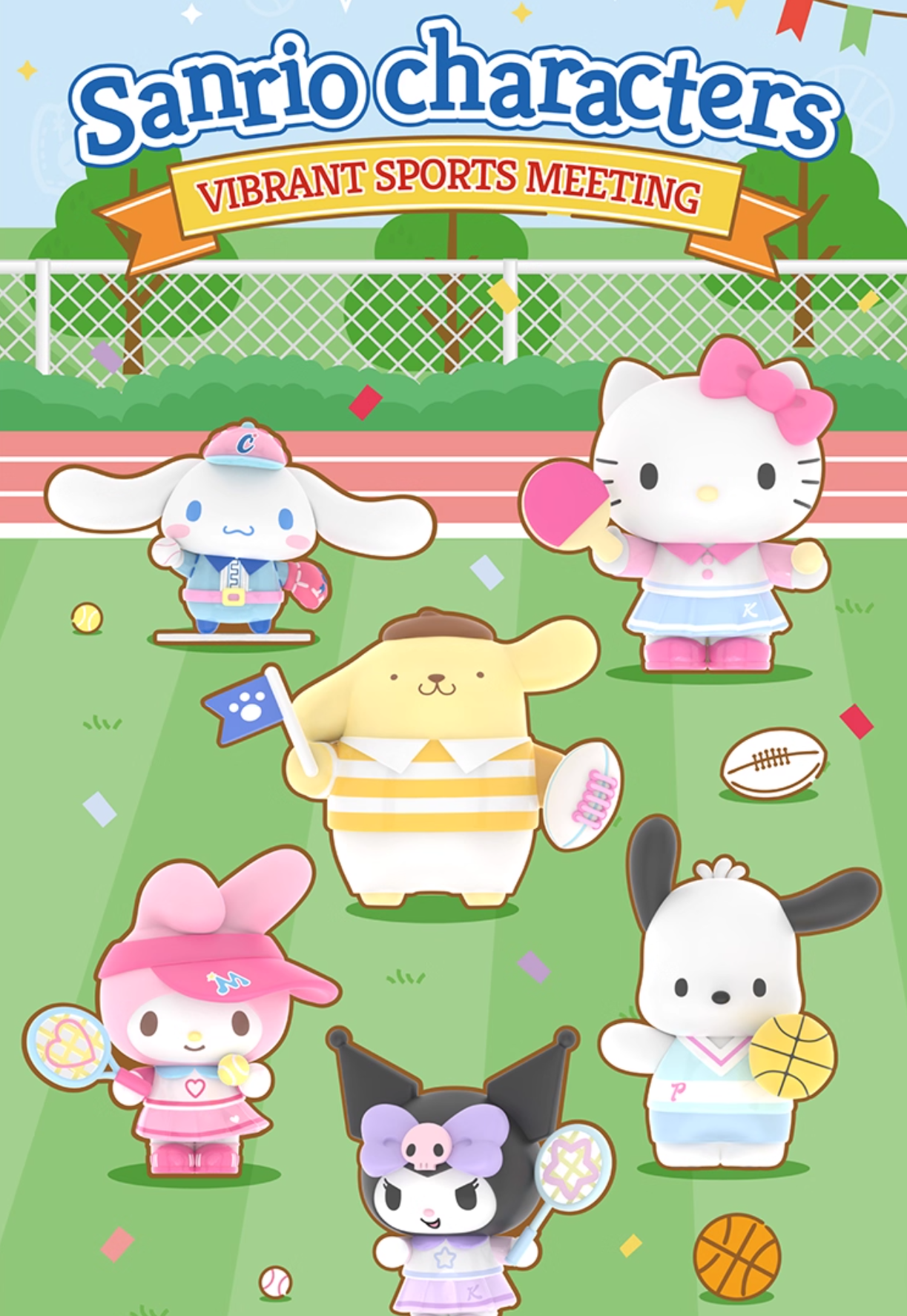🏅 TOPTOY Sanrio Family VIBRANT SPORTS MEETING Blind Box Series 🏅 ...
