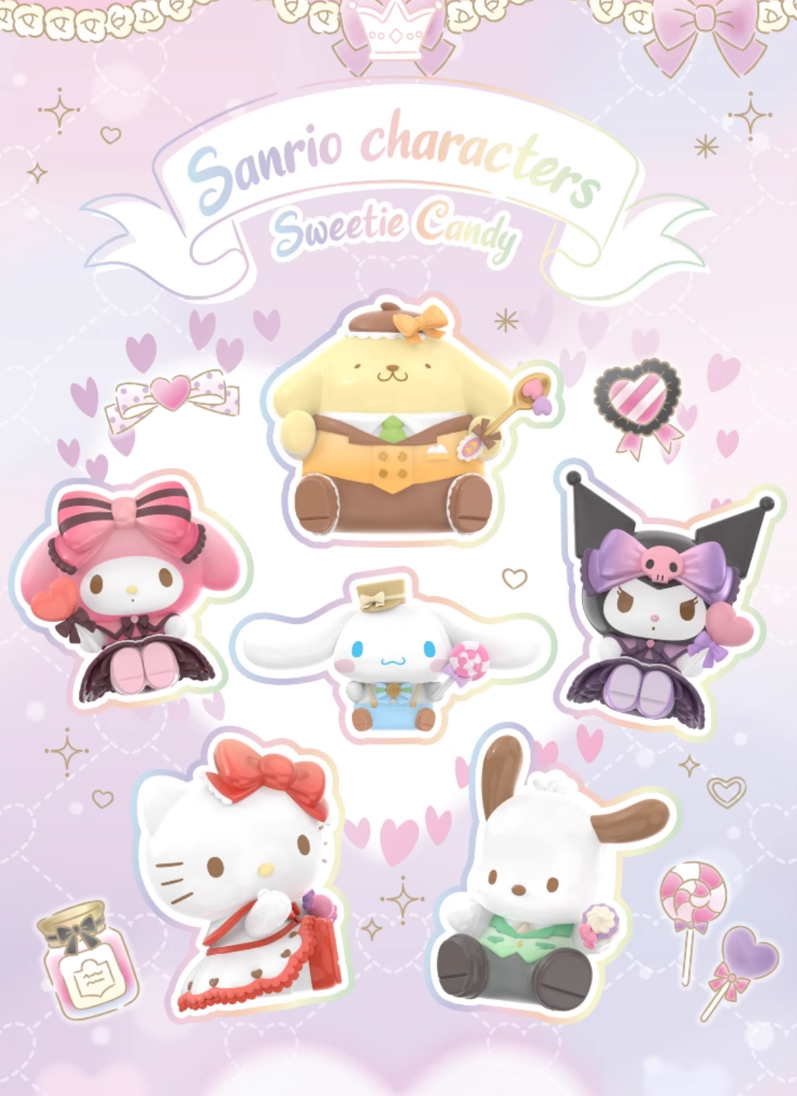 🍭 TOPTOY Sanrio Family Sweetie Candy Blind Box Series 🍭 – Sounds of Love